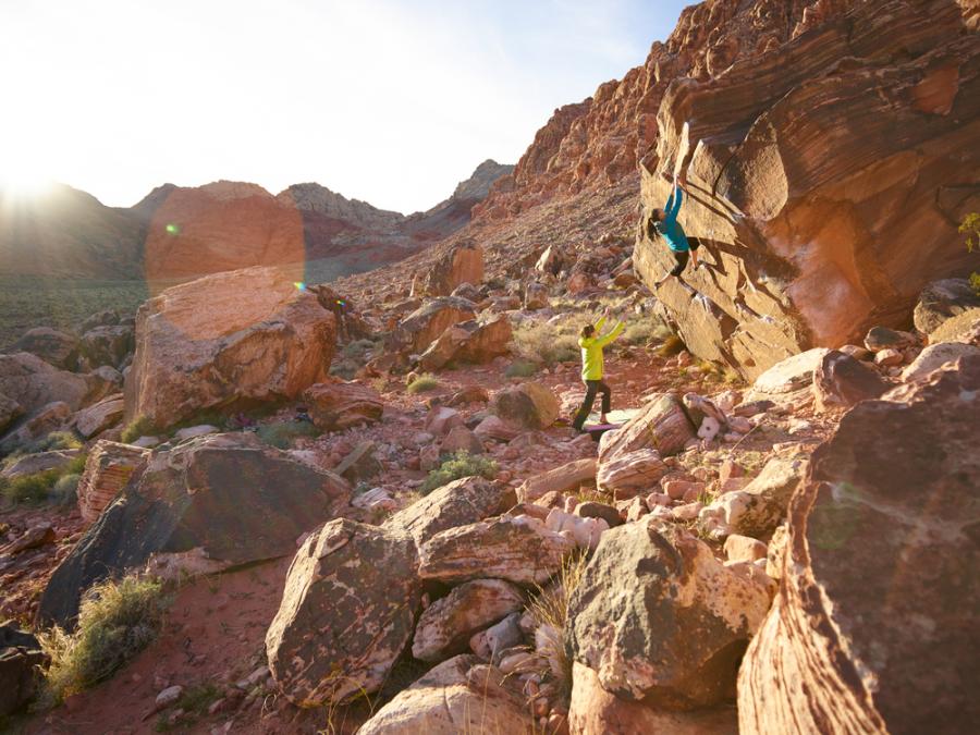 Rock Climbing Area Red Rocks (Kraft Boulders) - info, betas, location...