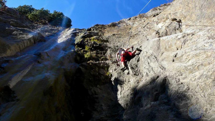 Rock Climbing Area Cascada Riu d’Urina - info, betas, location...