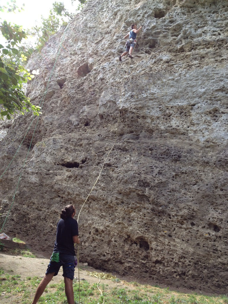 Site d'escalade Les Falloises de Vertus - info, topo, localisation...