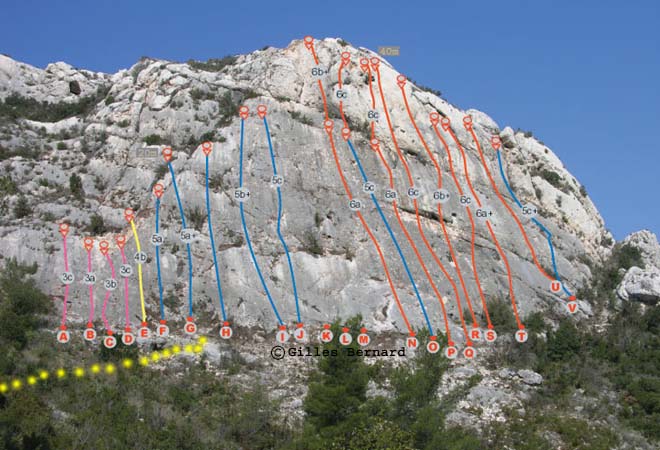 Site d'escalade Pic Foch - info, topo, localisation...
