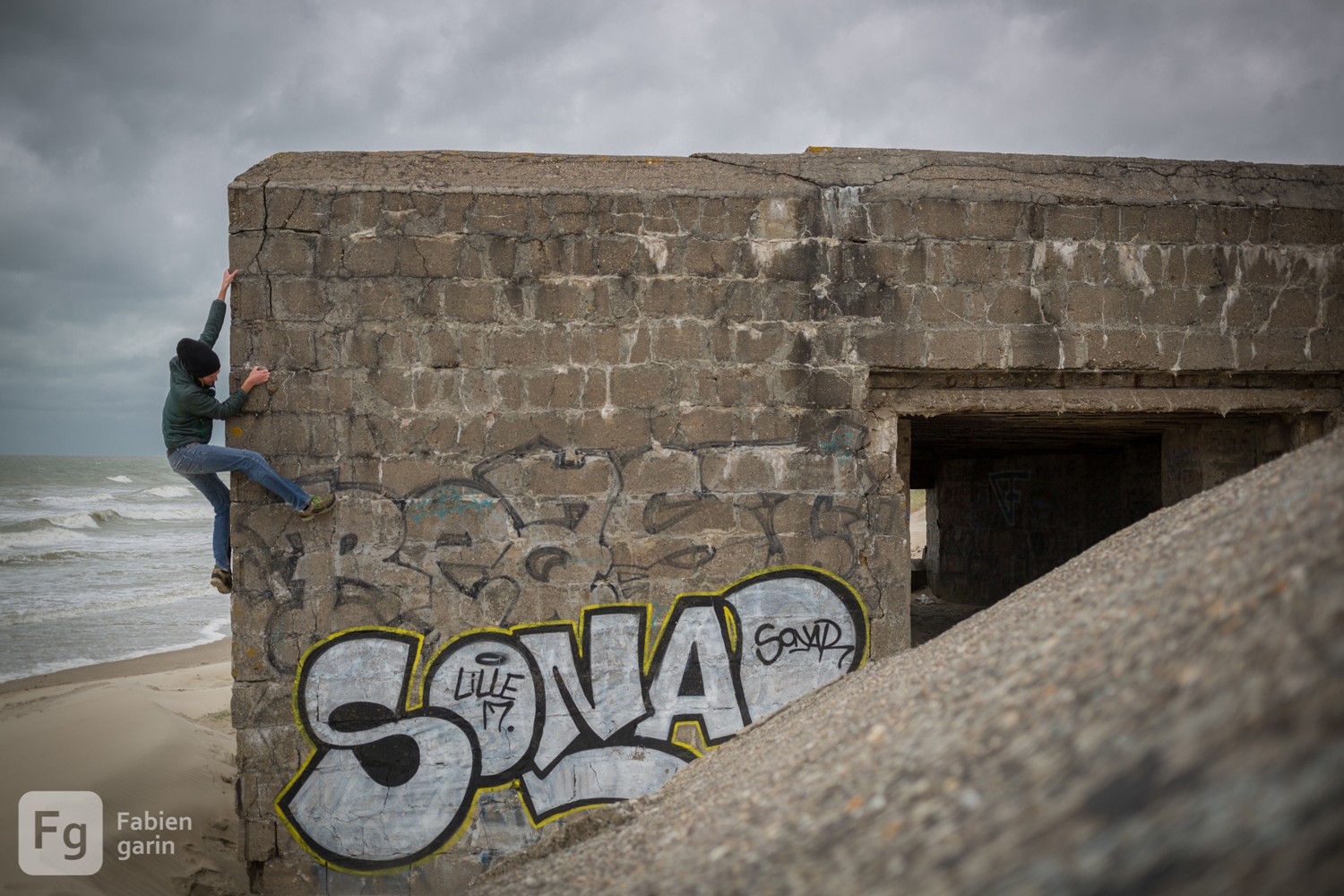 Rock Climbing Area Bunkers de Bray-Dunes - info, betas, location...