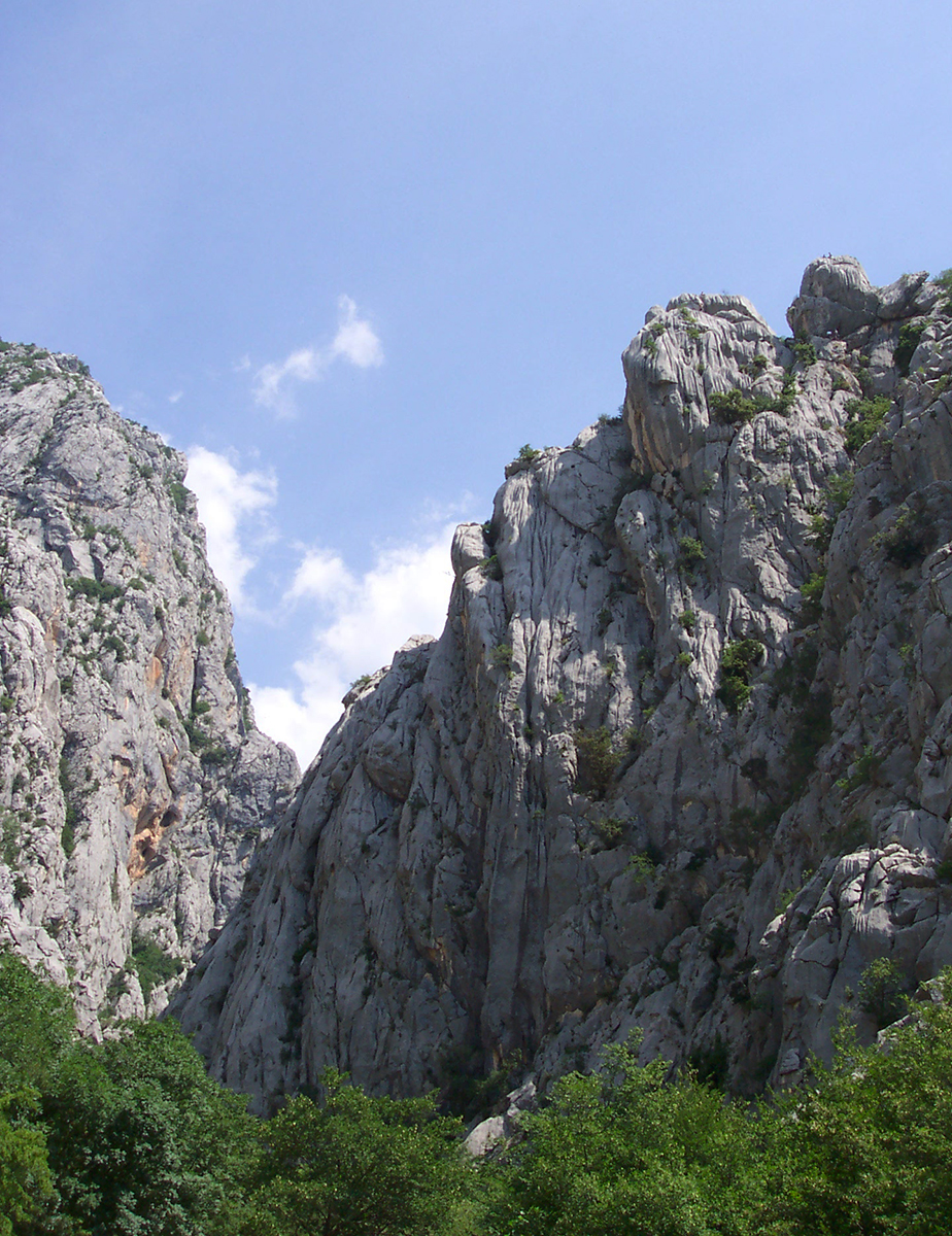 Site d'escalade Paklenica - info, topo, localisation...